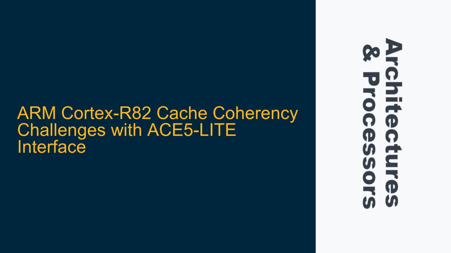 ARM Cortex-A, Cortex-R, and Cortex-M Profiles: Key Differences and Use Cases - System on Chips