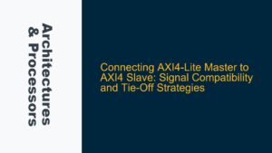 Connecting AXI4-Lite Master to AXI4 Slave: Signal Compatibility and Tie ...