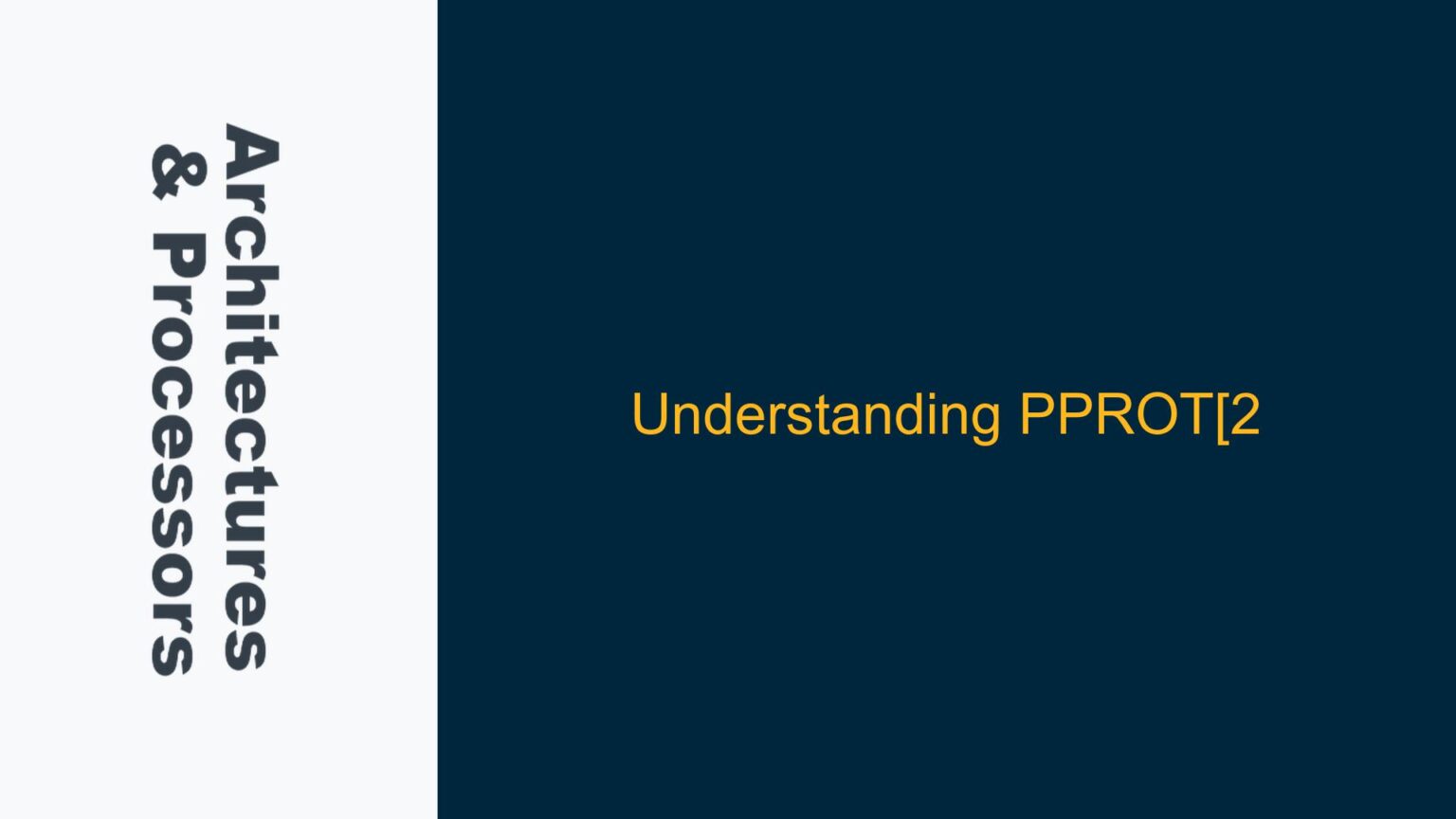 PPROT[2 - System on Chips